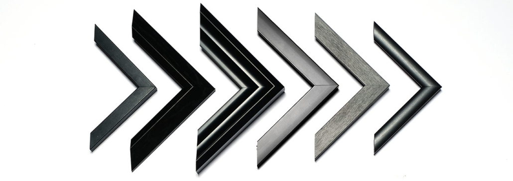 Black Polymer Frames - Midland Fine Framing