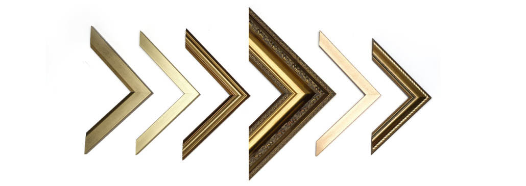 Gold Polymer Frames - Midland Fine Framing
