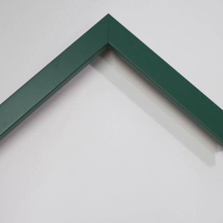 Coloured wood Emerald green cube picture frame - Midland Fine Framing