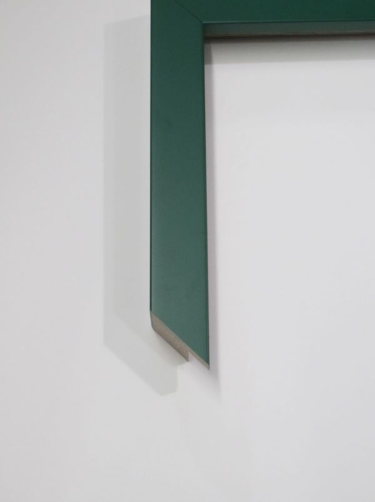 Coloured wood Emerald green cube picture frame - Midland Fine Framing