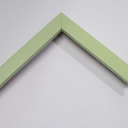 Coloured wood Pale green cube picture frame - Midland Fine Framing